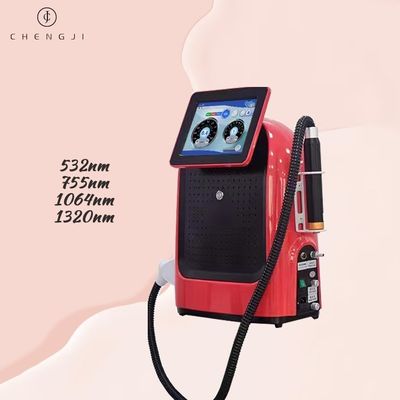 220V Q Switched Nd Yag Laser Machine Portable Pico Laser Machine 1064nm ...