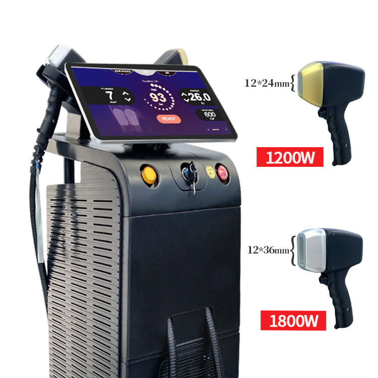 Vertical Diode 808 Laser Machine 2000W Painless Laser Hair Removal Machine